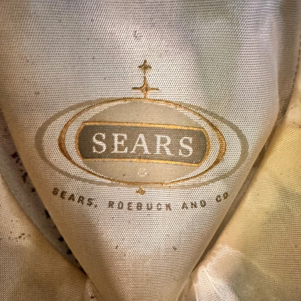 Sears | Accessories | Rare Vintage Sears Mens Brown Suede Leather ...